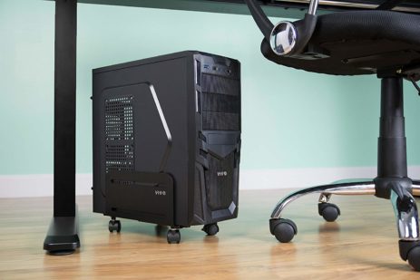 VIVO Base ajustable para CPU de computadora con ruedas – Hooli