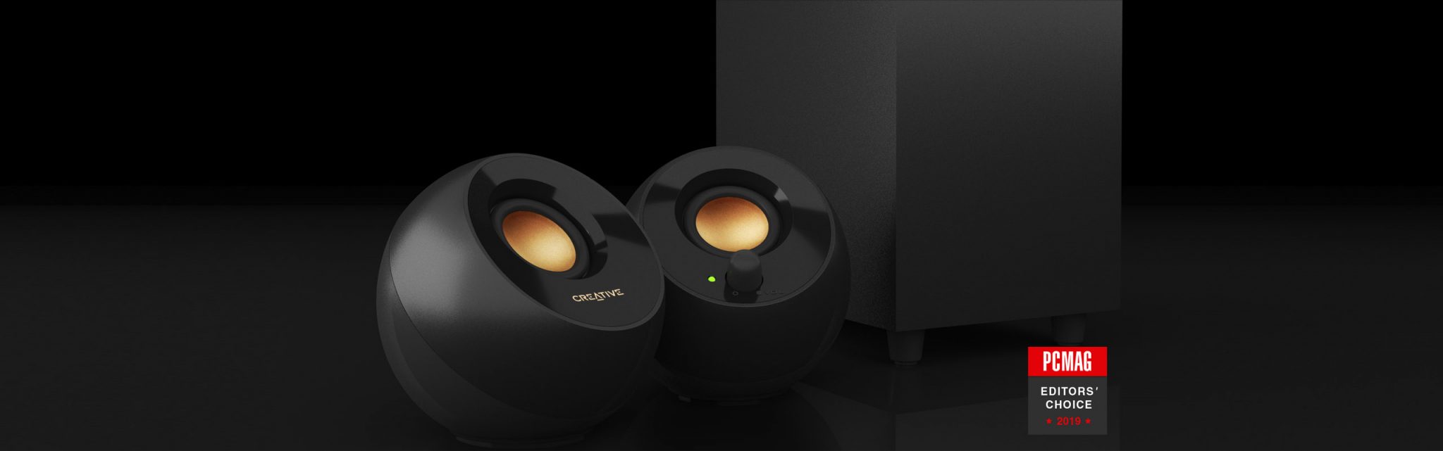 Creative Pebble Plus Bocinas para computadoras con Subwoofer de 2.1 ...