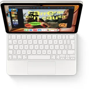 Apple Magic Keyboard para iPad Pro de 11″ (Blanco, US) – Hooli