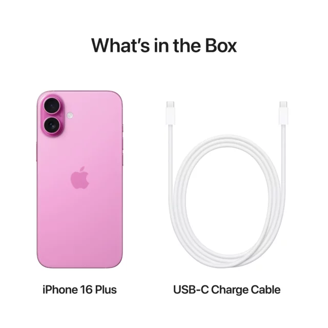 Apple iPhone 16 Plus 256GB (Pink, eSIM) – Hooli